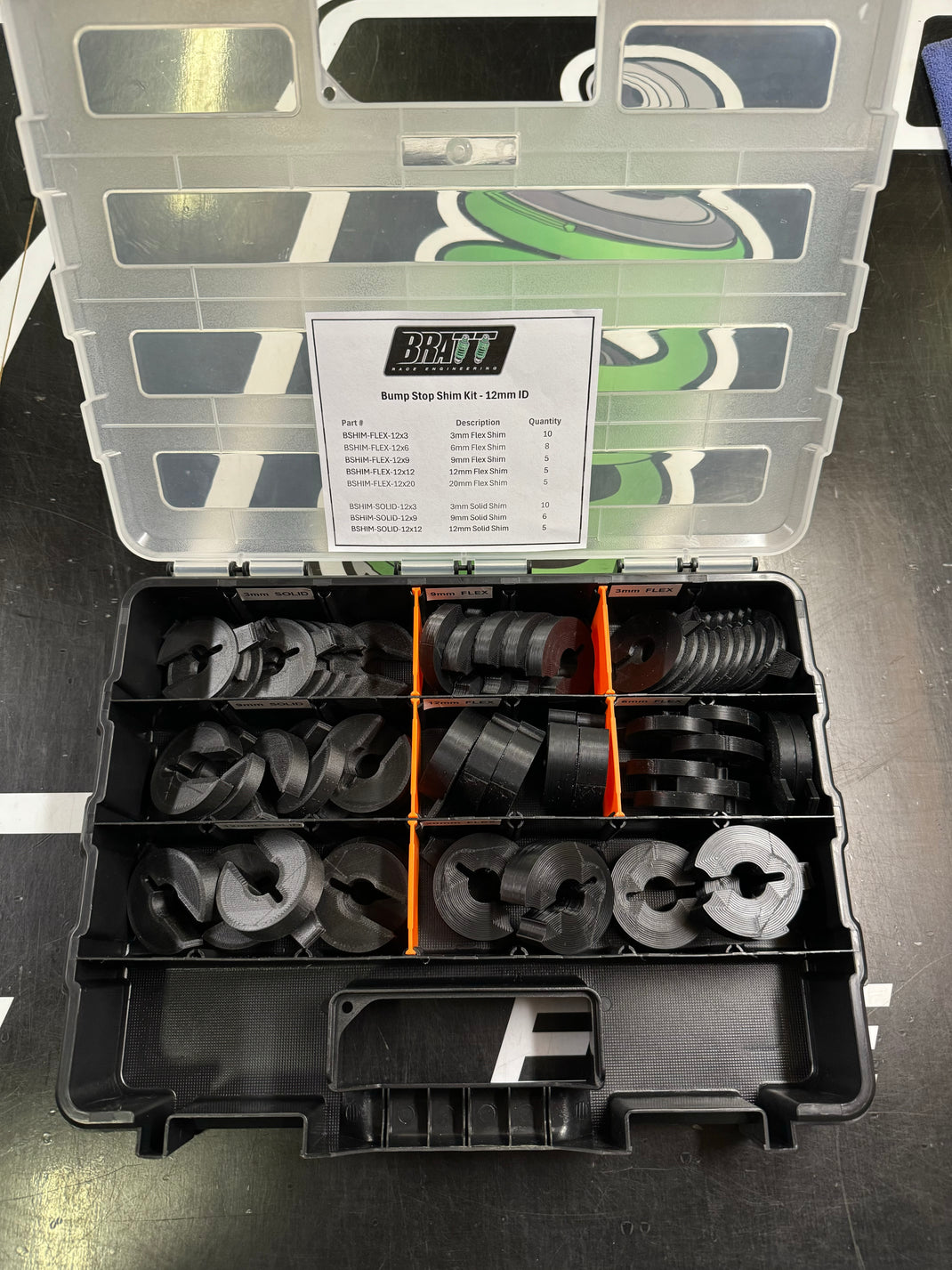 Suspension – Bratt Race Engineering and RaceClear Tear Offs