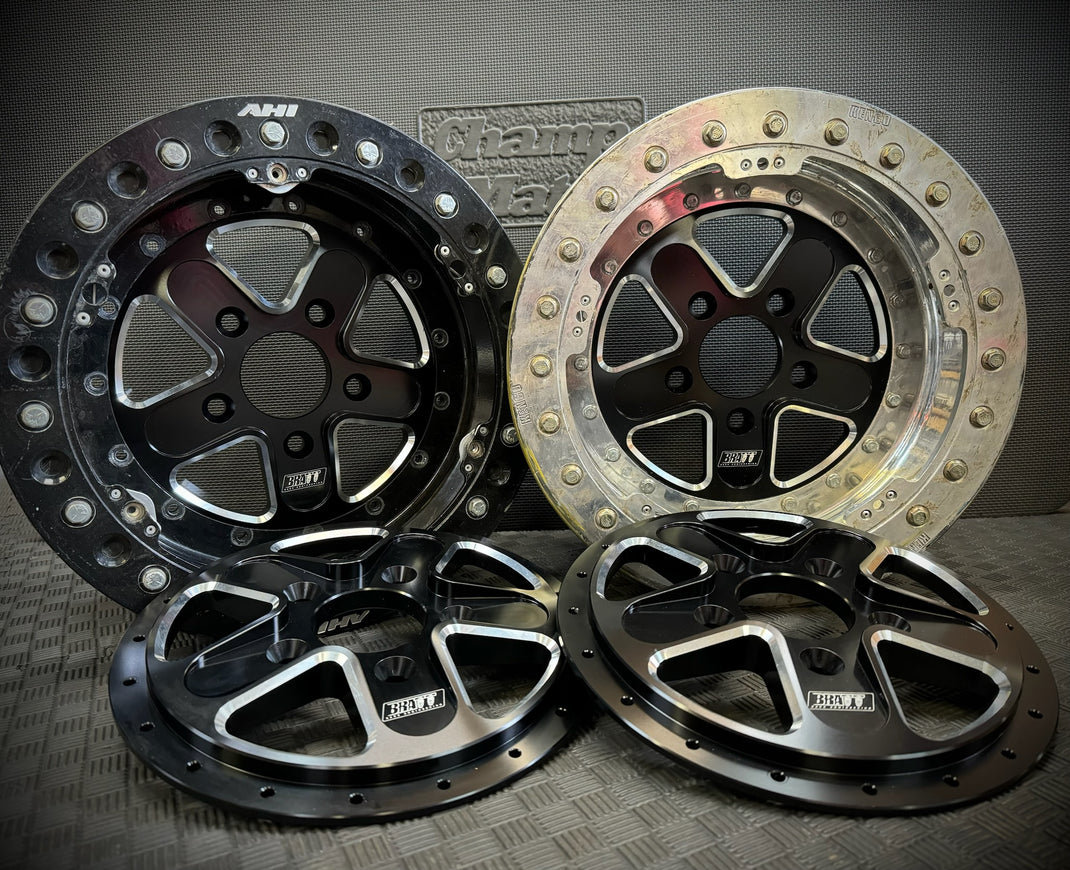 Wheels – Bratt Race Engineering and RaceClear Tear Offs